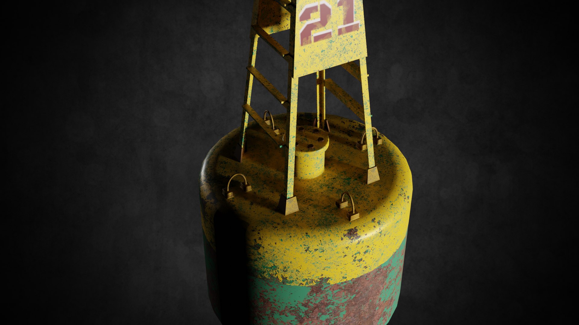 AAA Marine Navigational Bouy Low-poly Model - TurboSquid 1990591