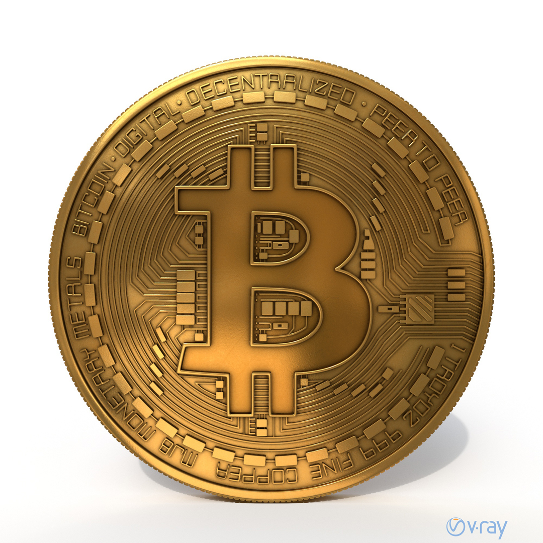 Bitcoin Coin Bit 3D Model - TurboSquid 1232772
