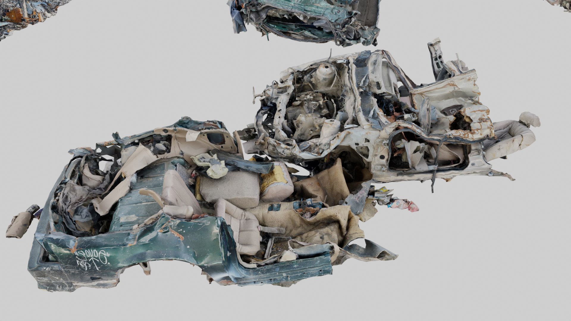 3D Destroyed Car - TurboSquid 2041258