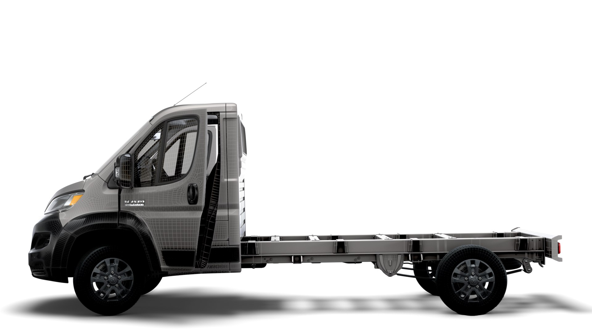 RAM Promaster Chassis HQInterior SCab 3800WB 2023 3D Model - TurboSquid ...