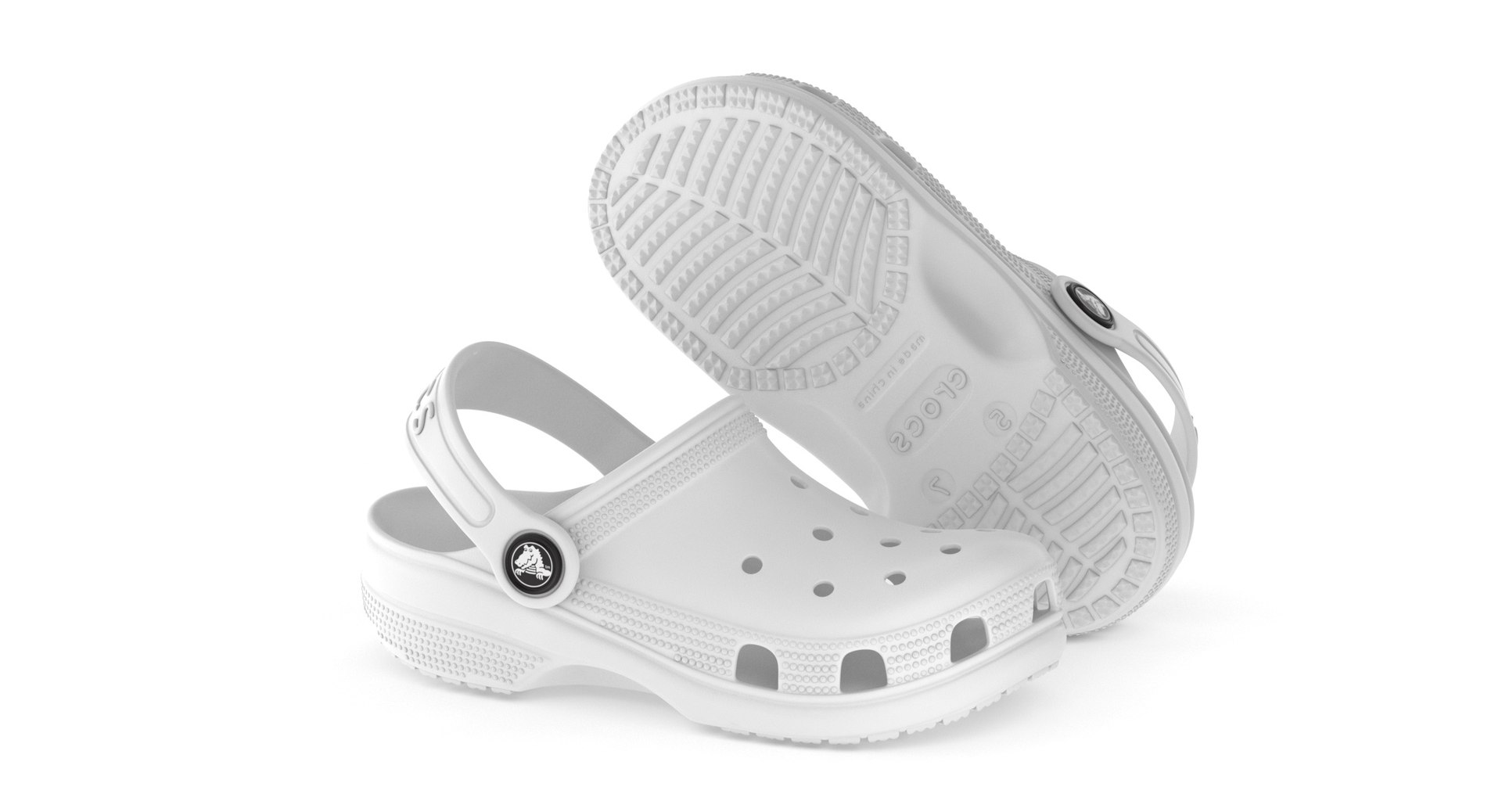 3D Clog Classic Crocs Model - TurboSquid 1695232