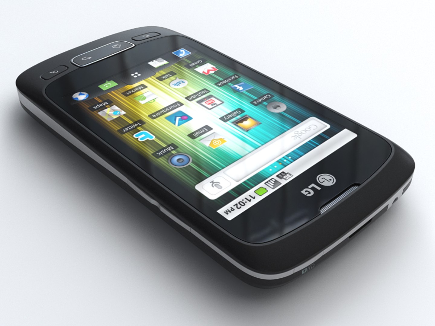 3d Model Lg Optimus P500