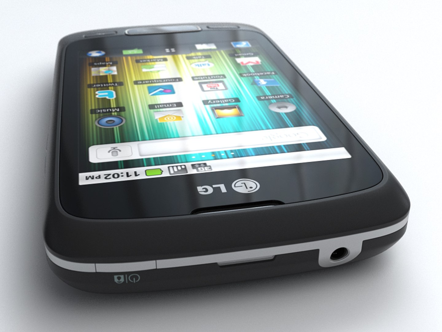 3d Model Lg Optimus P500