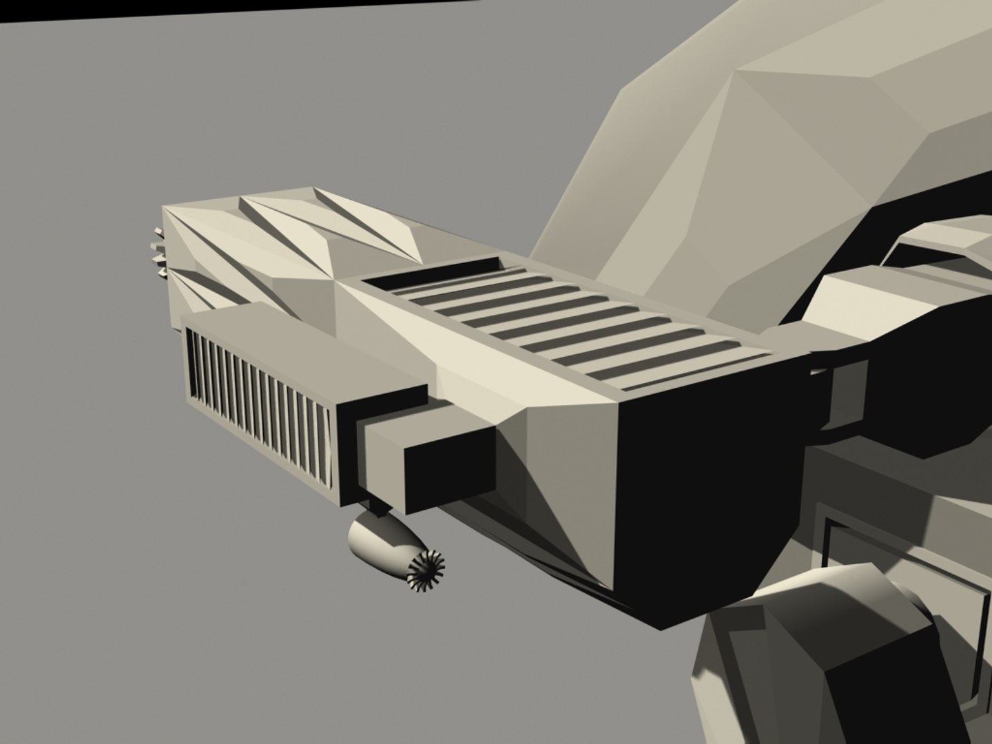 Mech Mechwarrior Missile Fbx
