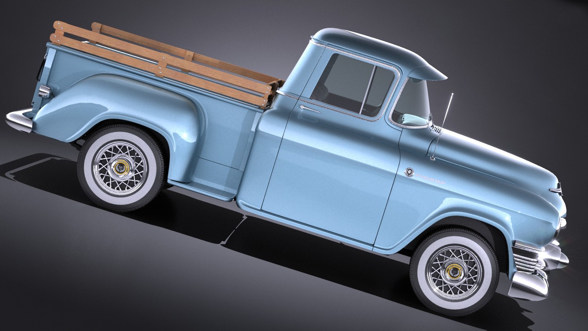 generic classic pickup 3d 3ds