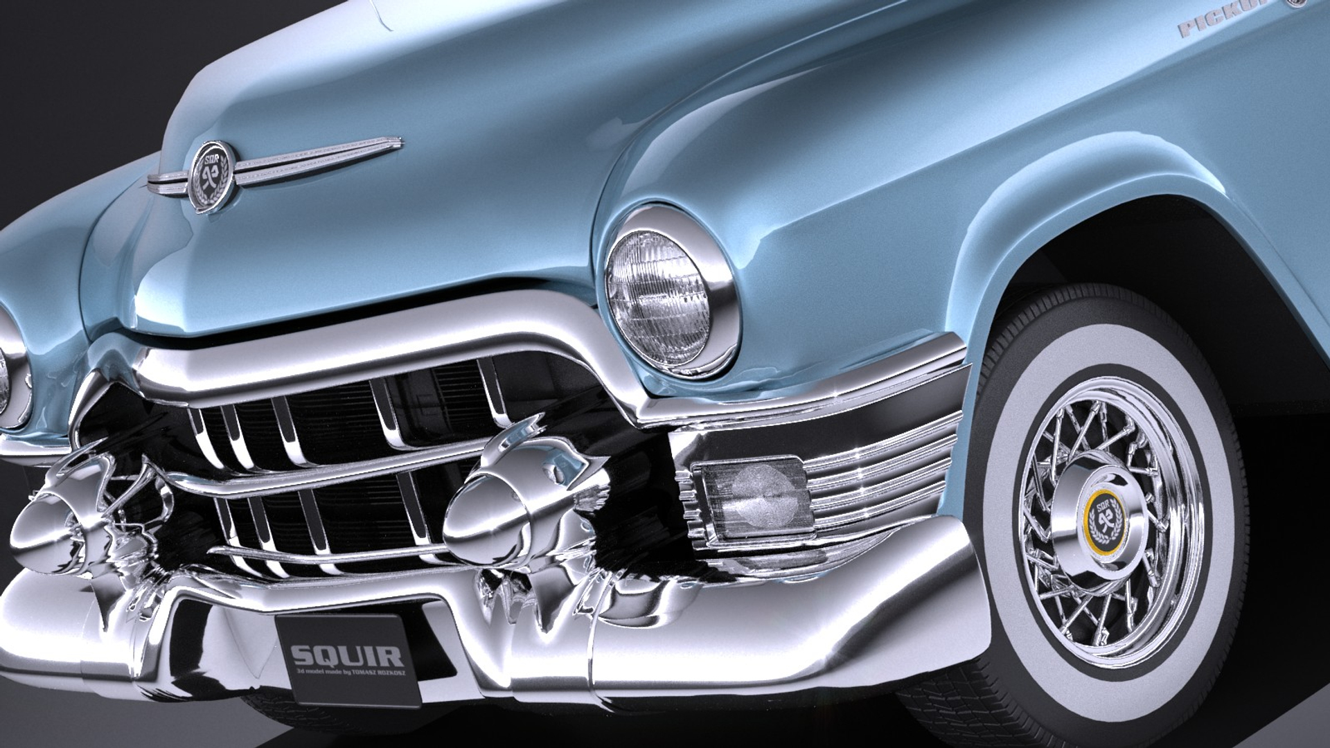 generic classic pickup 3d 3ds