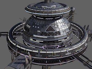 Space station 3D model - TurboSquid 1374670