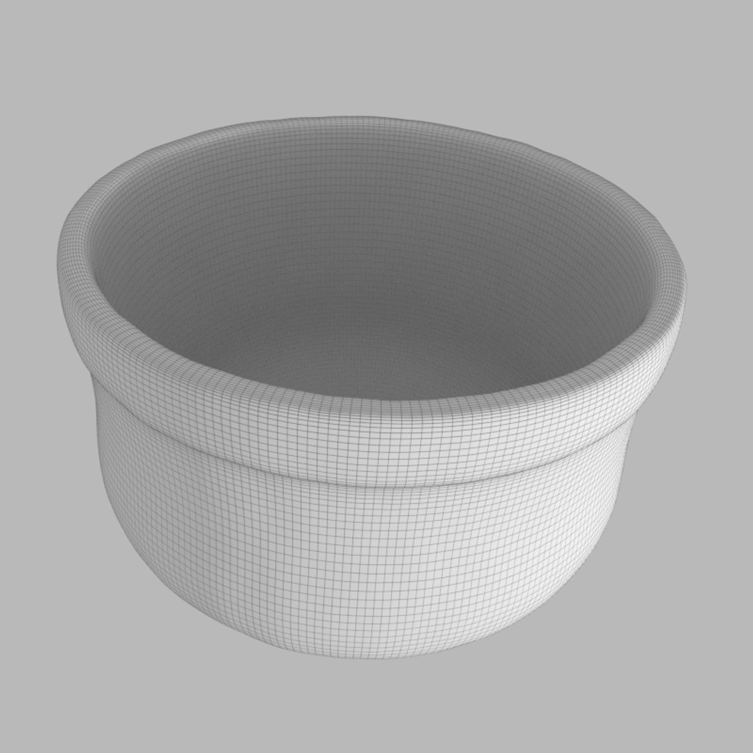 3D Clay Bowl Model - TurboSquid 1265110