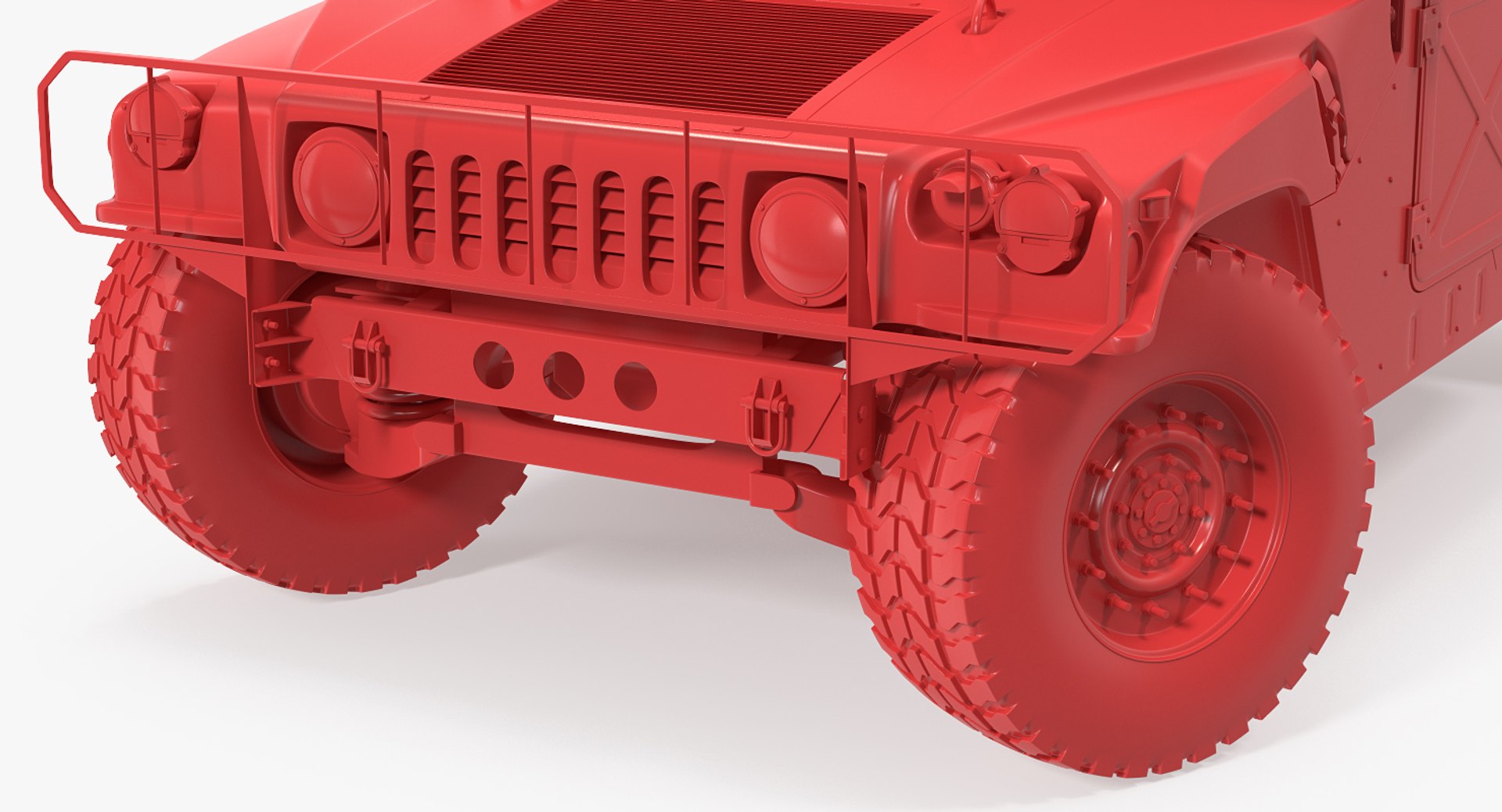 3d model hmmwv m998 equipped avenger
