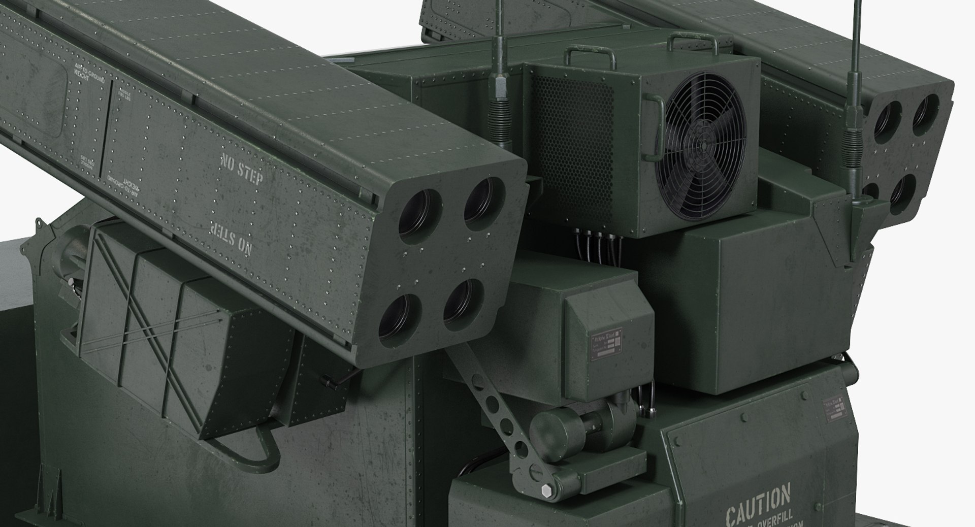 3d model hmmwv m998 equipped avenger
