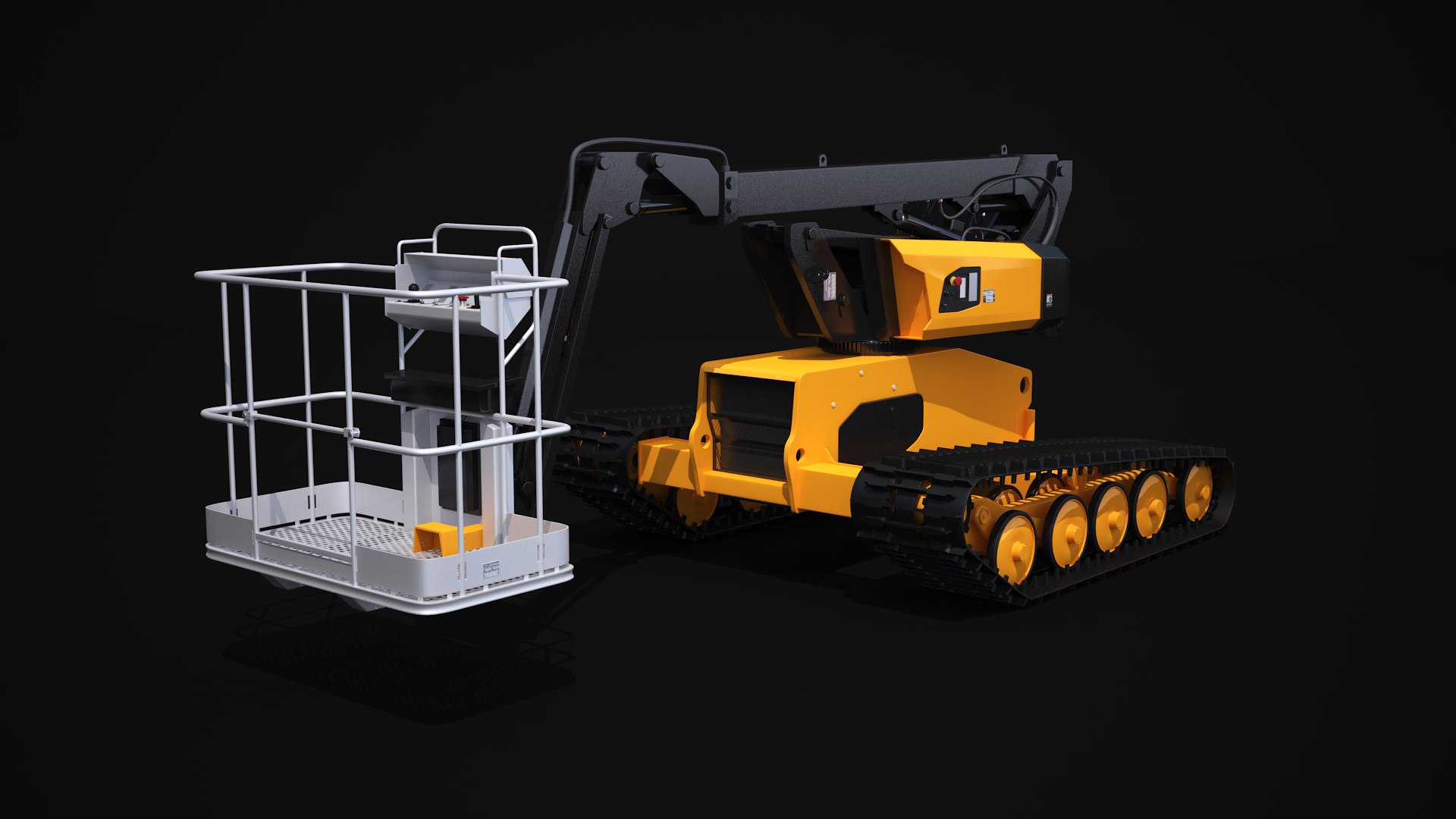 3D Tracked Aerial Work Platform - TurboSquid 1515144