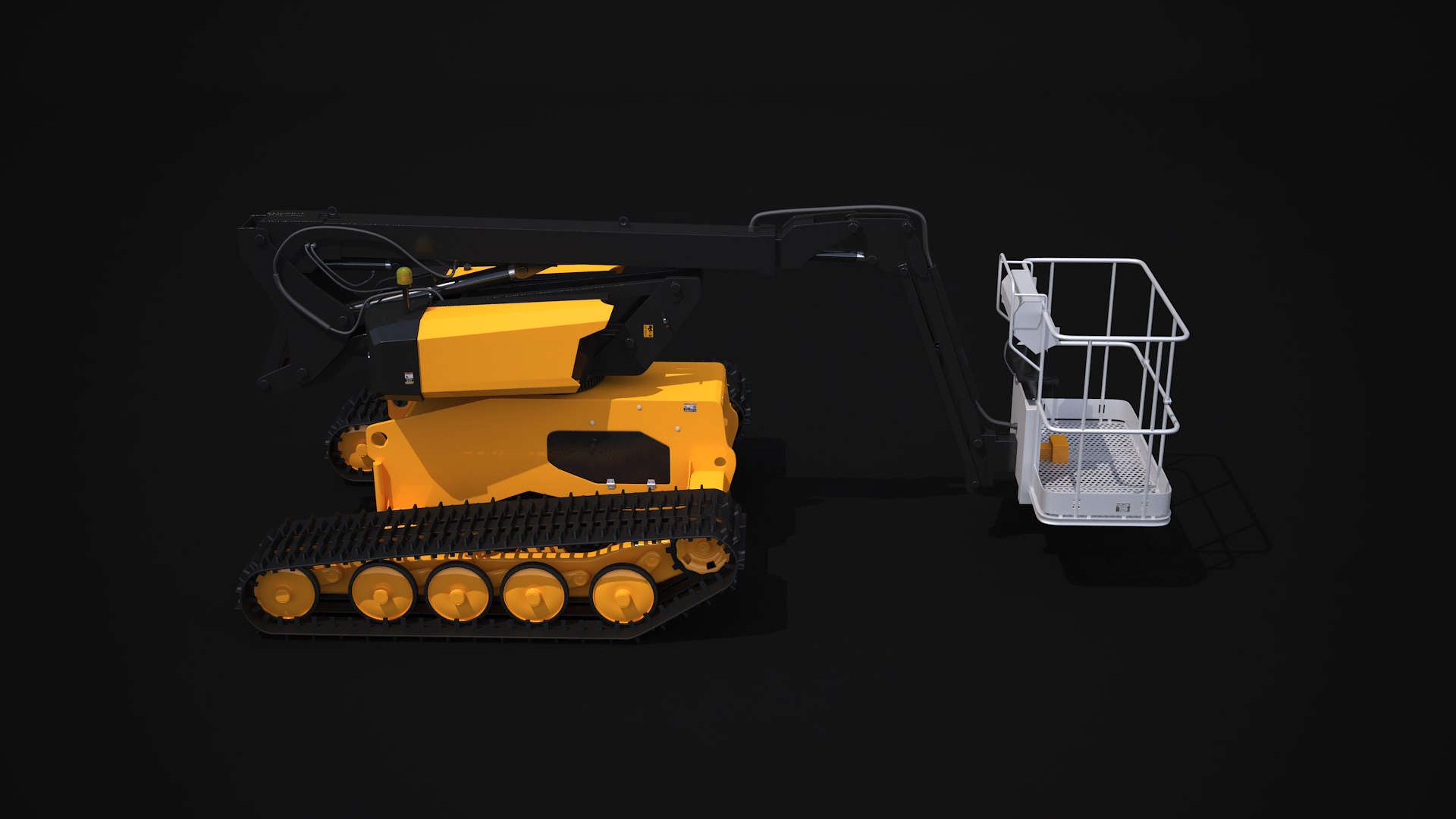 3D Tracked Aerial Work Platform - TurboSquid 1515144