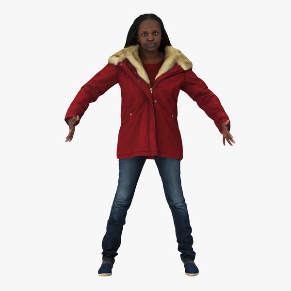 modelo 3d Leah Casual Invierno Una Pose - TurboSquid 2117214