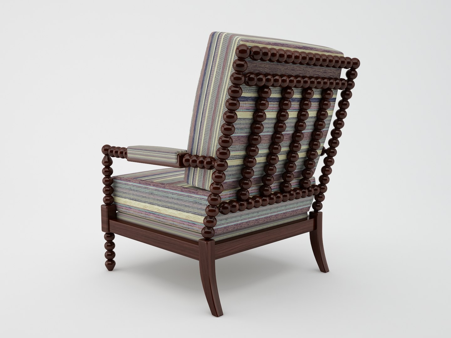 3d spool arm chair