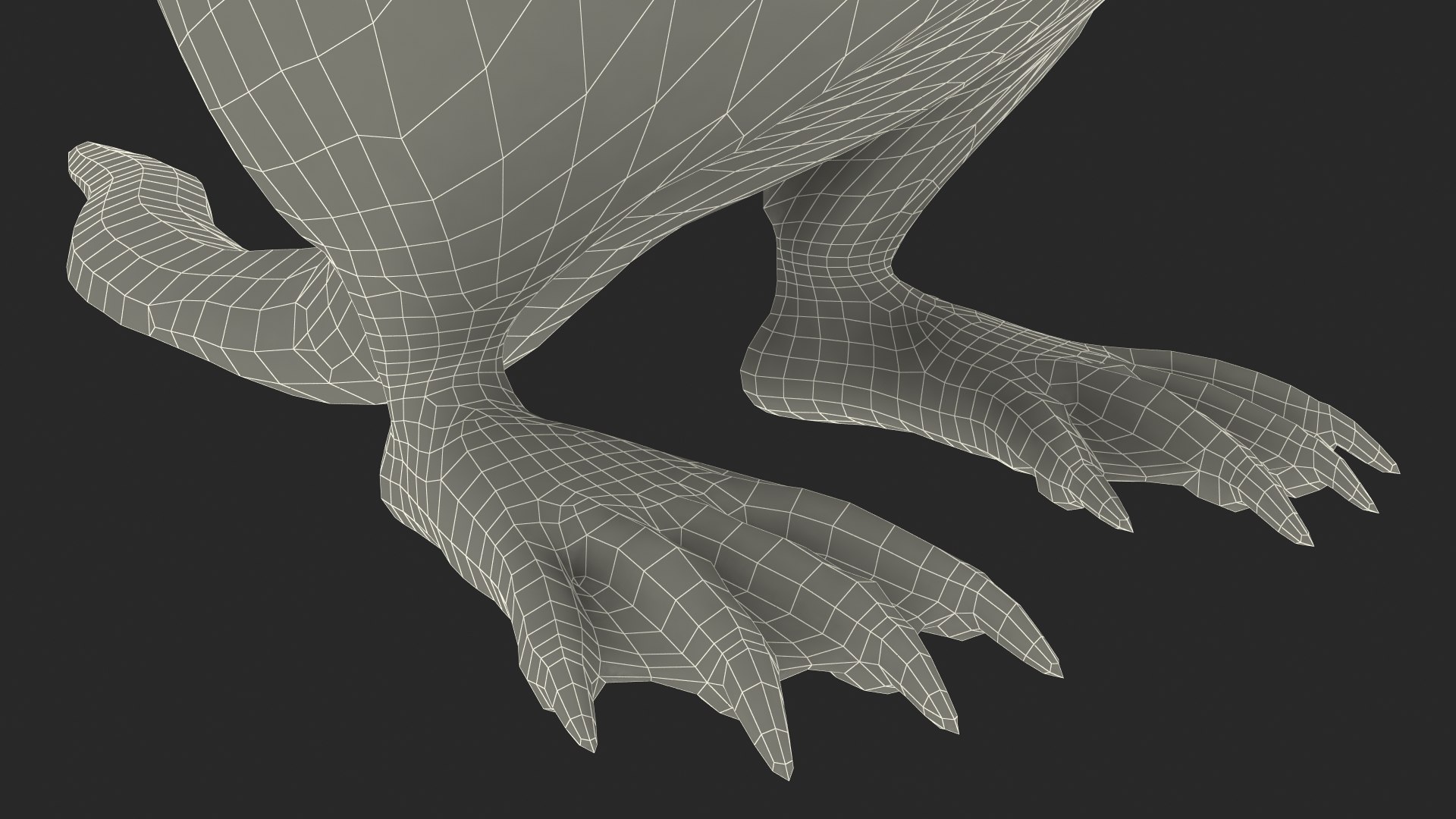 Desmana Moschata Standing Pose Fur 3D Model - TurboSquid 2186337
