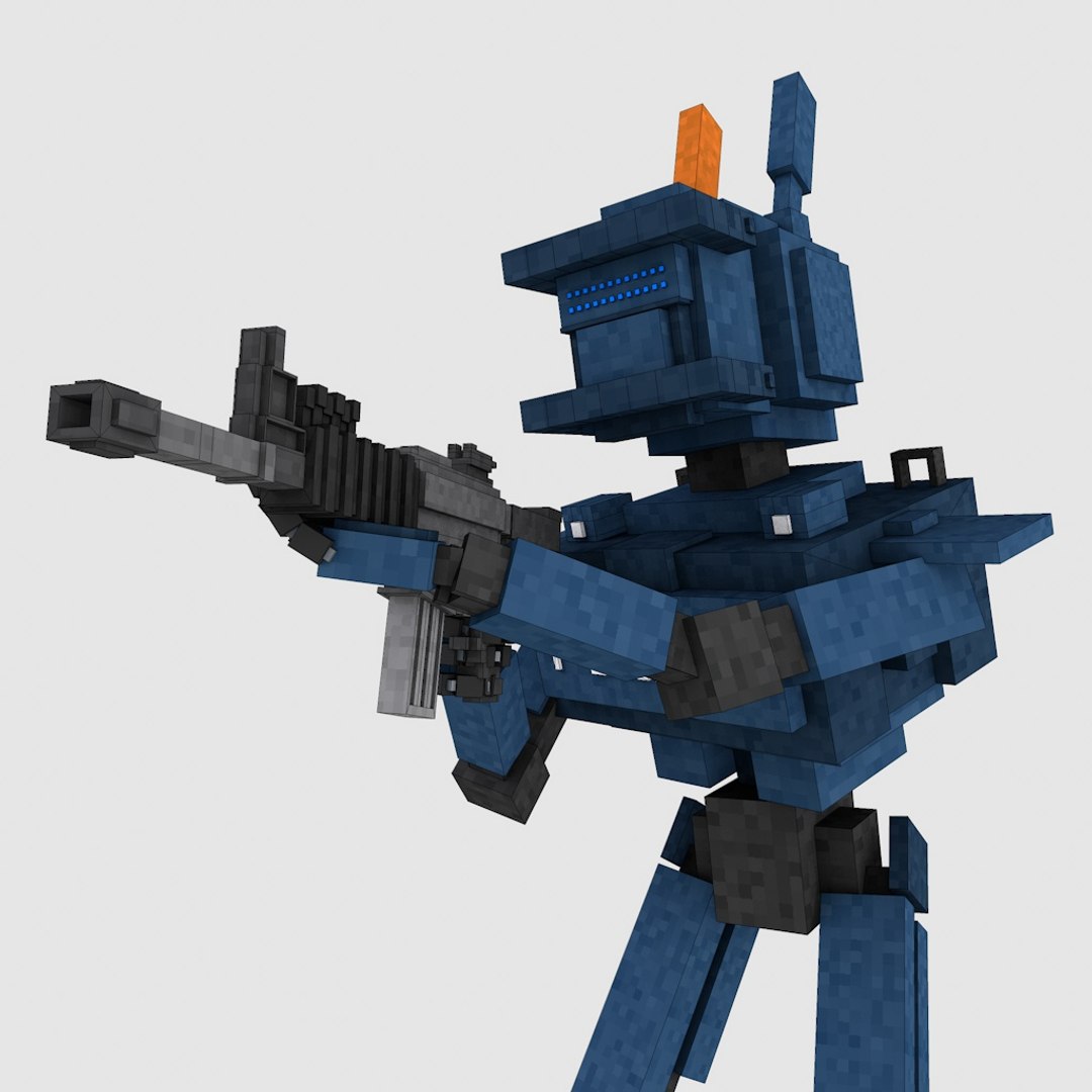 Chappie Minecraft C4d