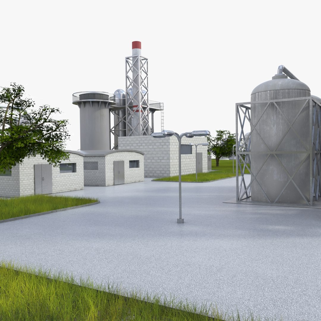 3D industrial factory model - TurboSquid 1243769