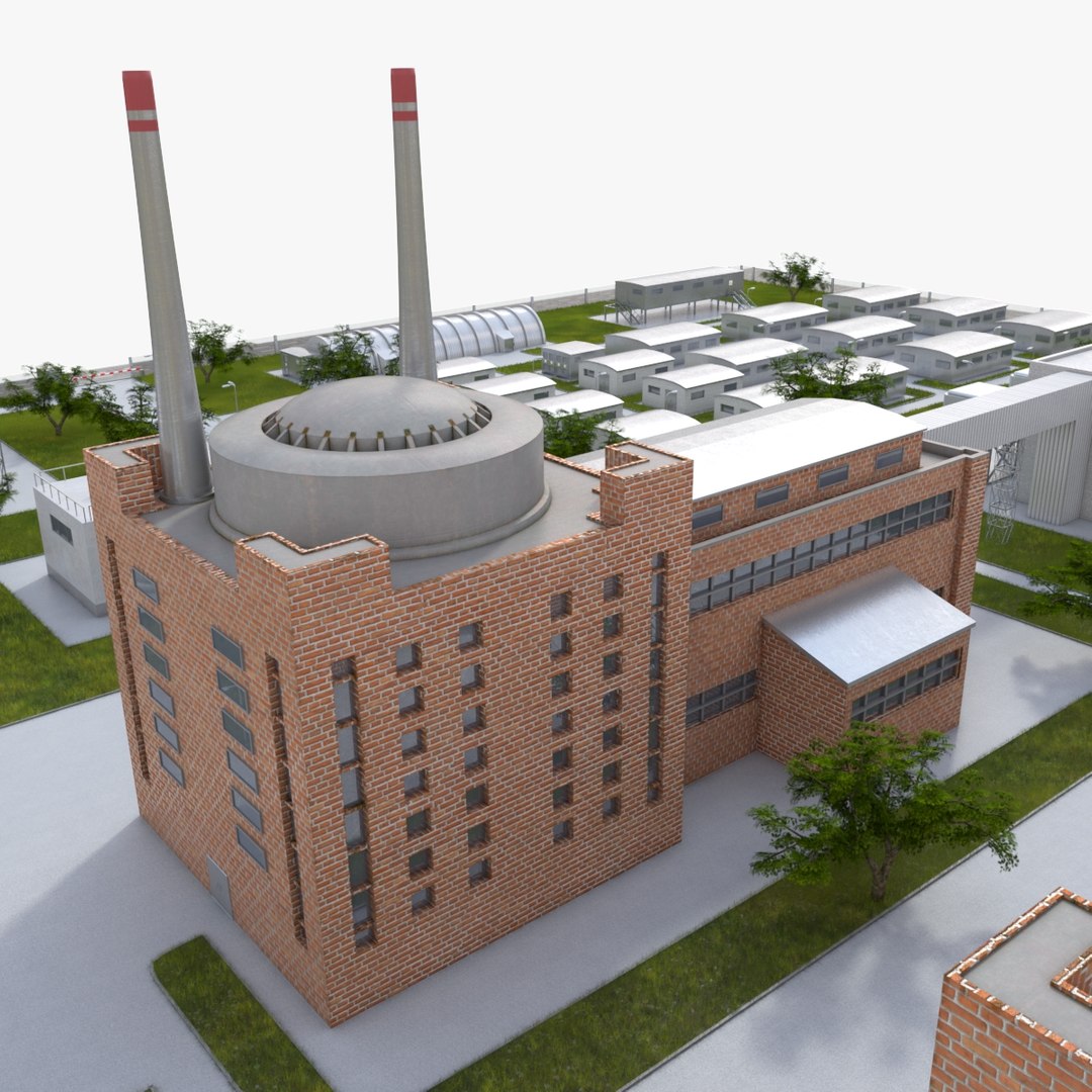 3D industrial factory model - TurboSquid 1243769