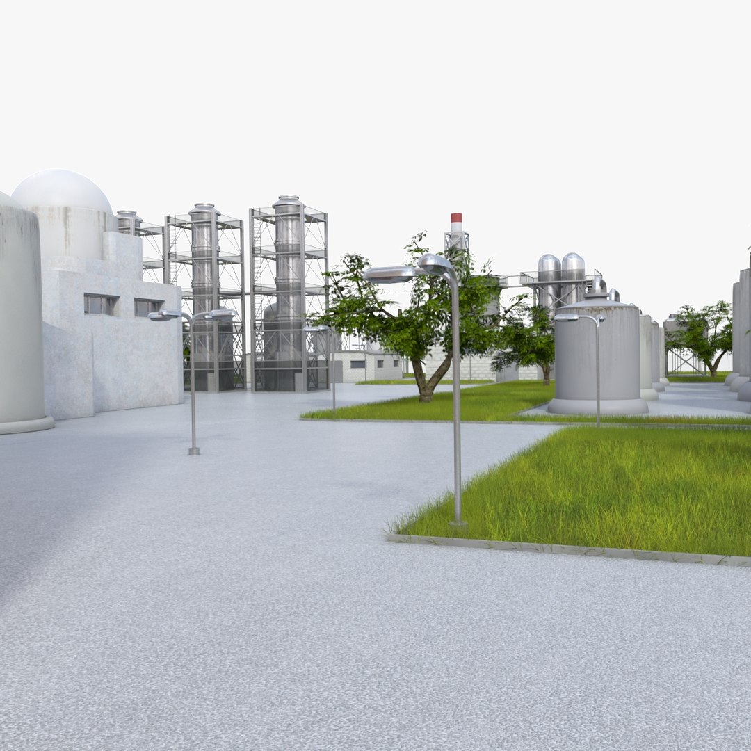 3D industrial factory model - TurboSquid 1243769