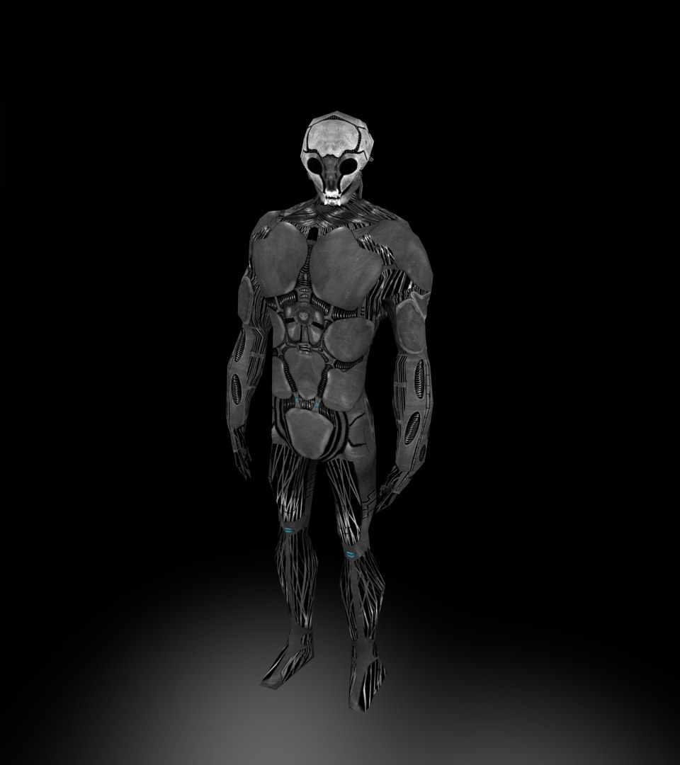 Evil Cyborg 3d Model