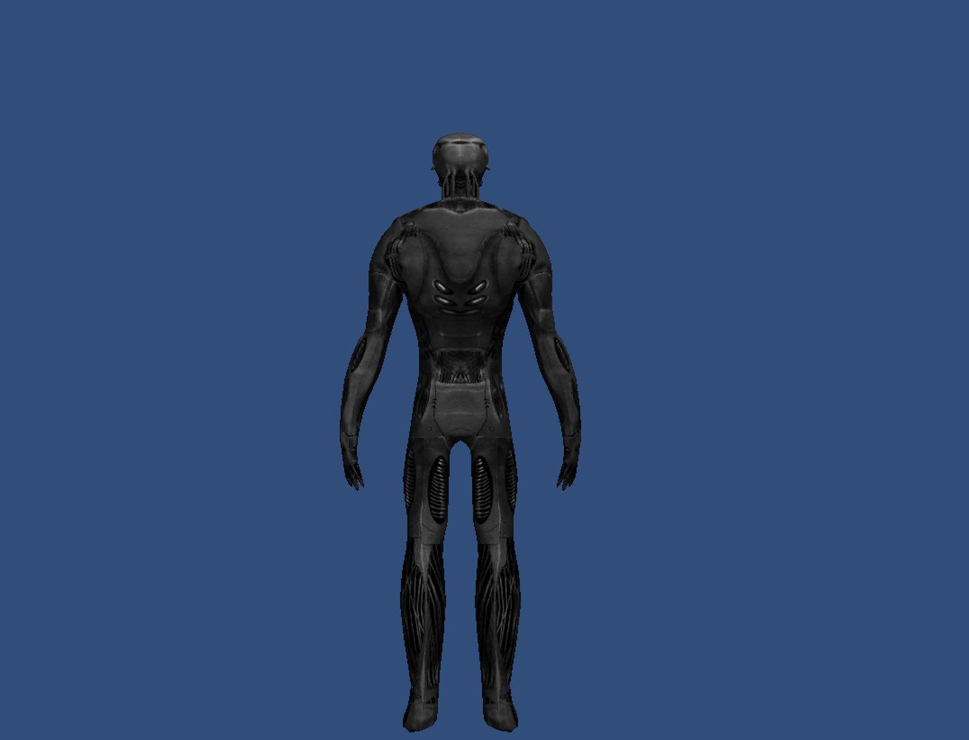 Evil Cyborg 3d Model