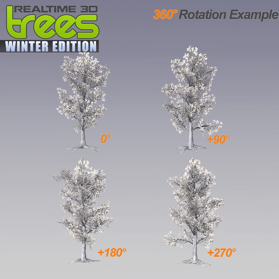 Realtime Trees V1 - 3d 3ds