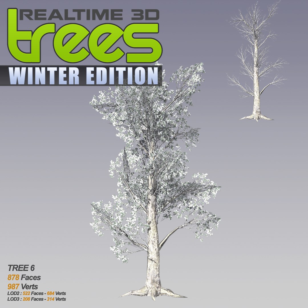 Realtime Trees V1 - 3d 3ds