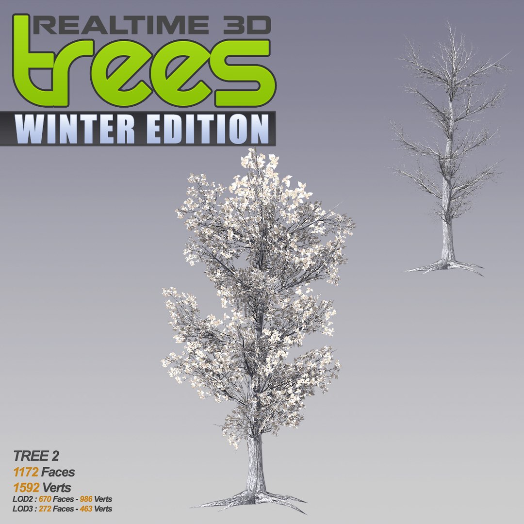 Realtime Trees V1 - 3d 3ds
