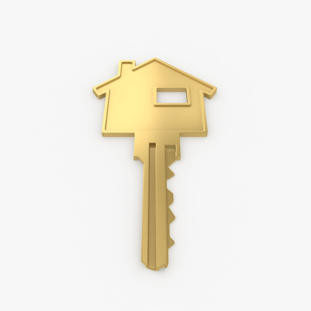 3d Model Of Realistic Symbol Key Set