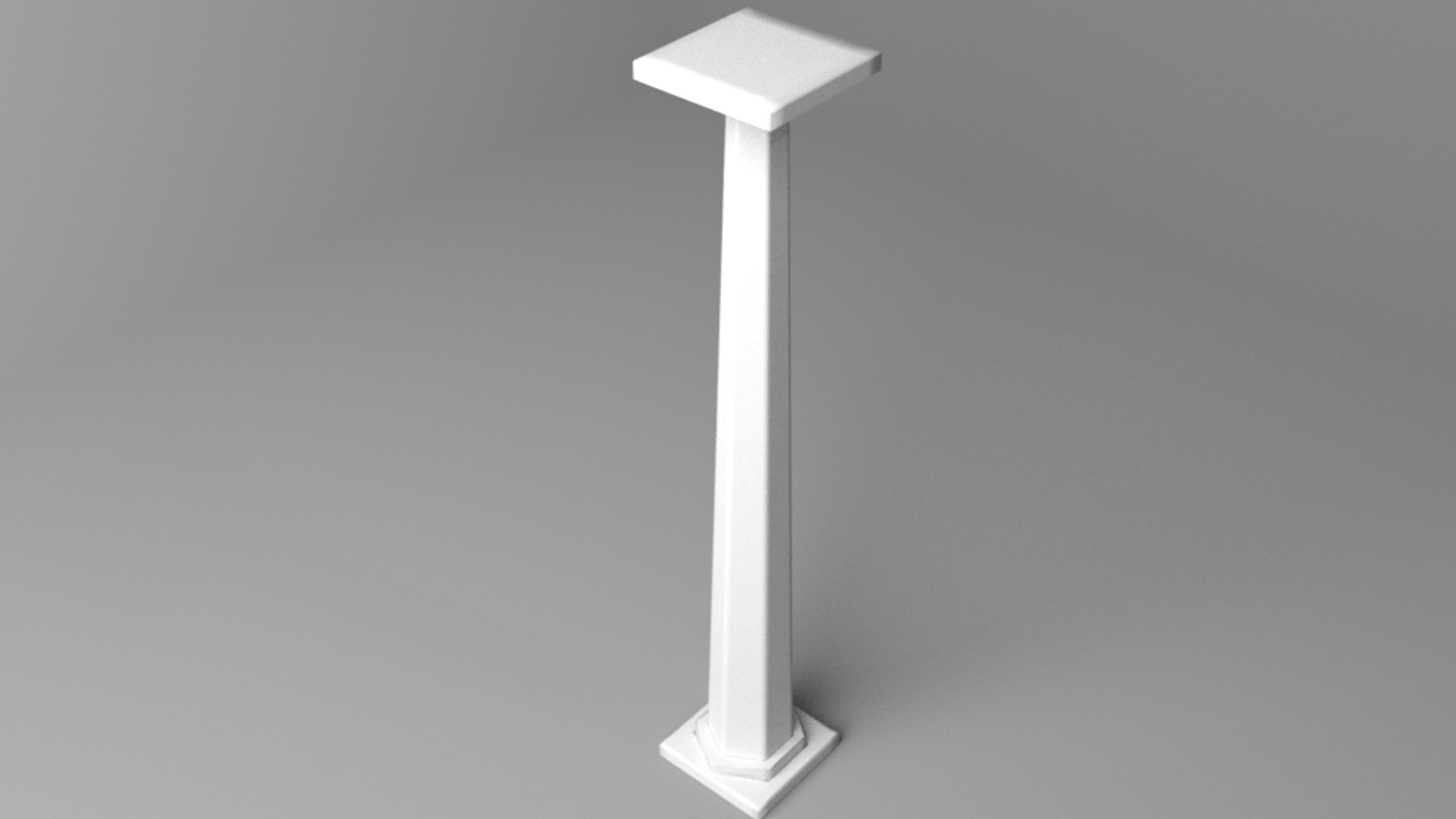 Pillar Octagon 3 3D Model - TurboSquid 1572673