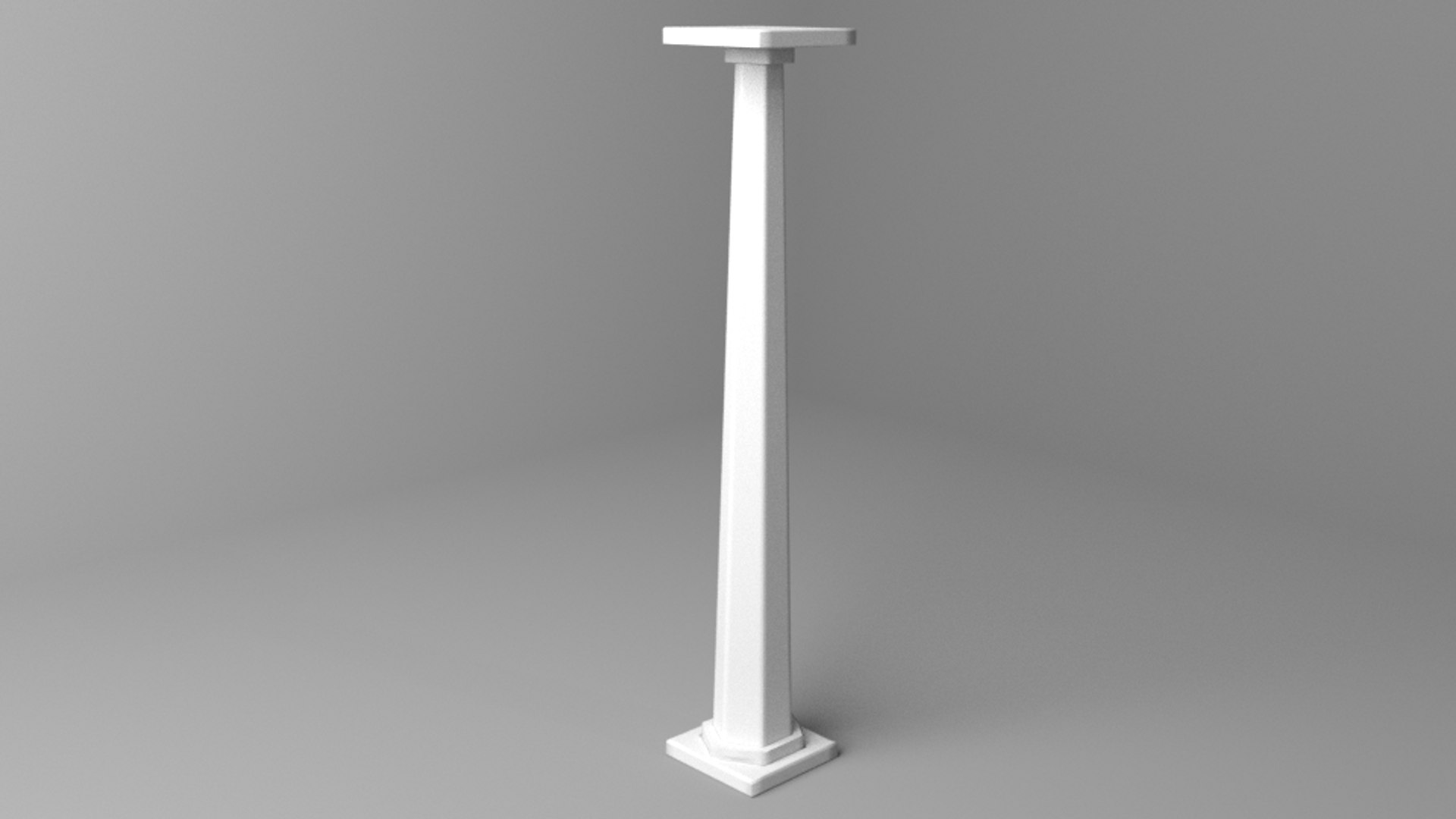 Pillar Octagon 3 3D Model - TurboSquid 1572673