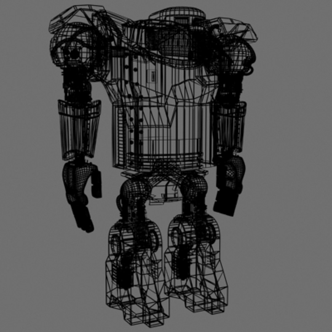 3d Mech Robot Model