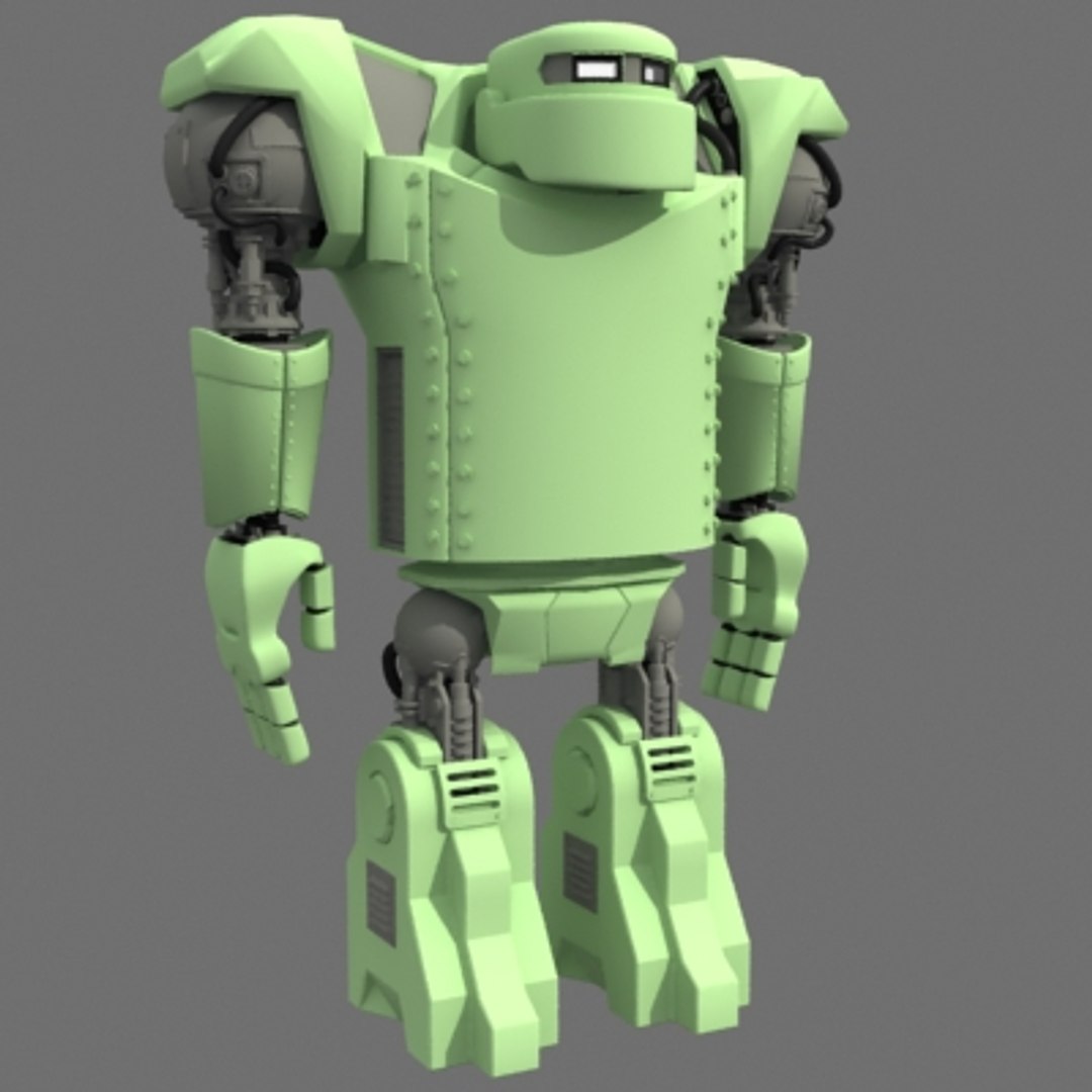 3d Mech Robot Model