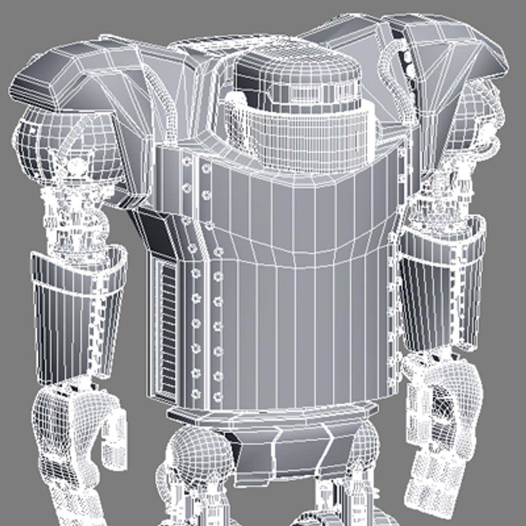 3d Mech Robot Model
