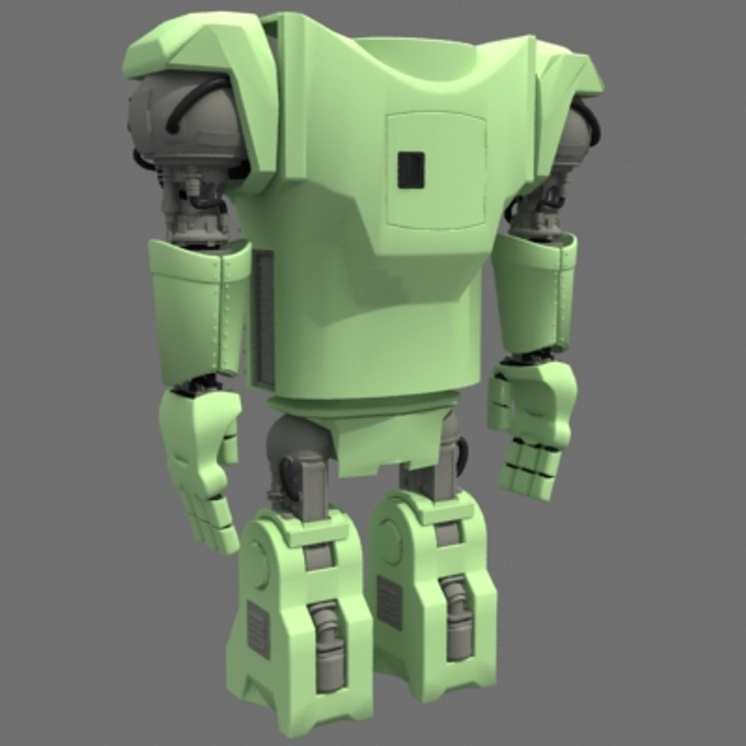 3d Mech Robot Model