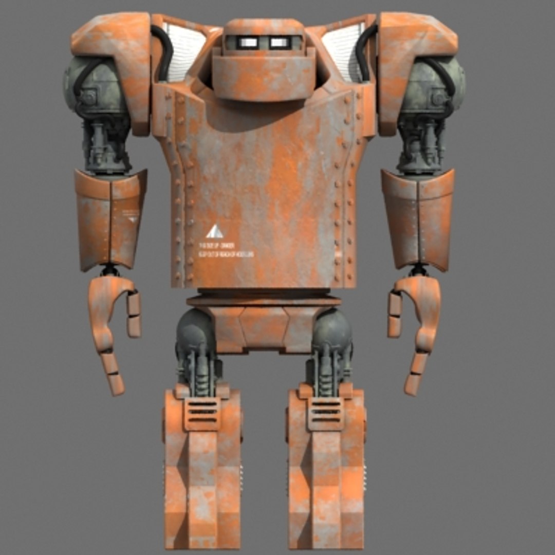 3d Mech Robot Model