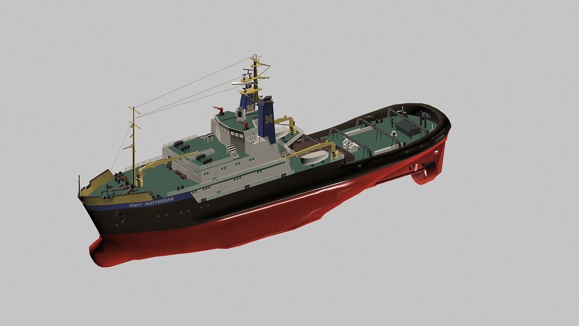 3D Steamship Ship Model - TurboSquid 1514225