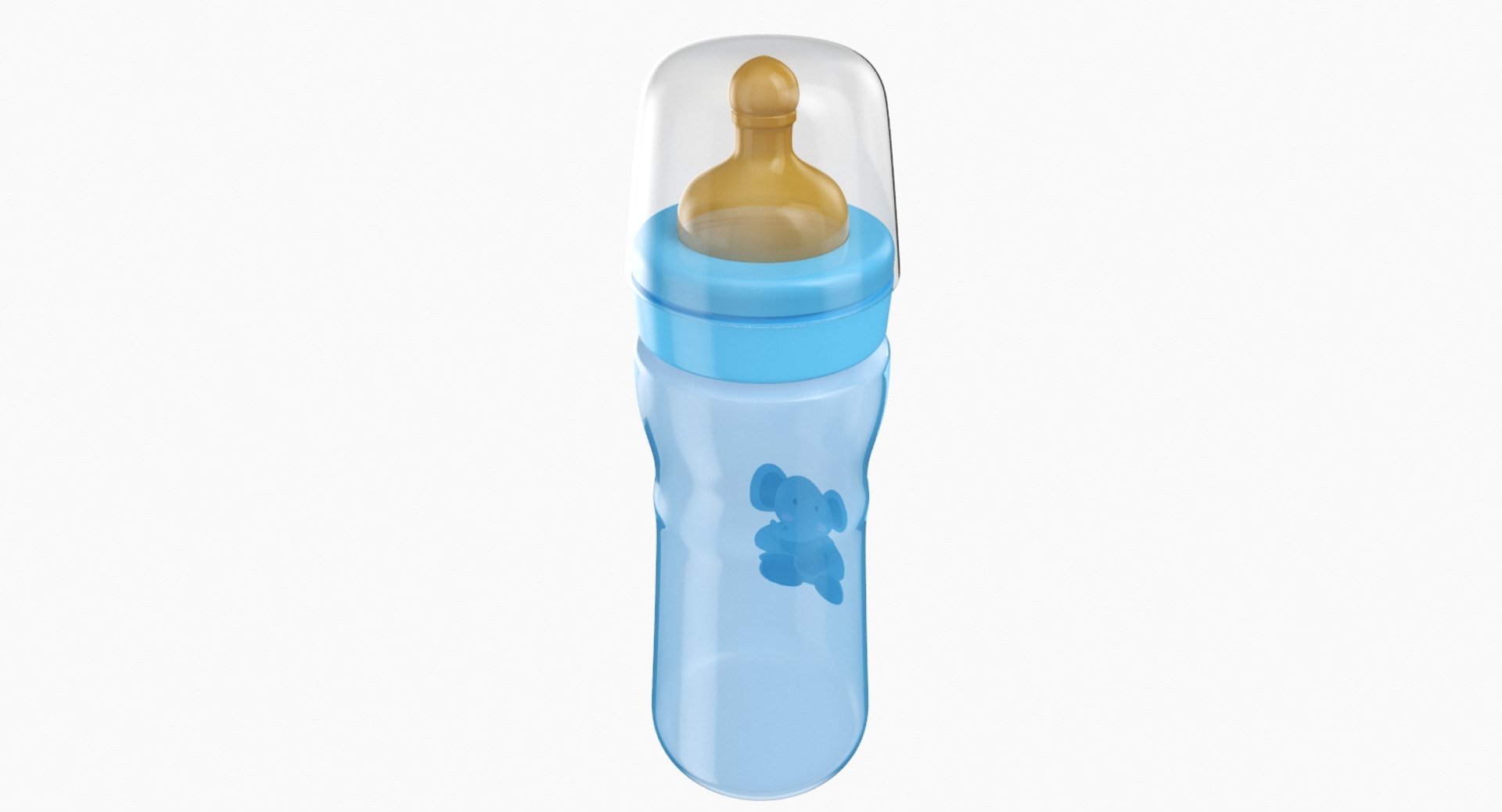 3D Baby Bottle Blue - TurboSquid 1303535