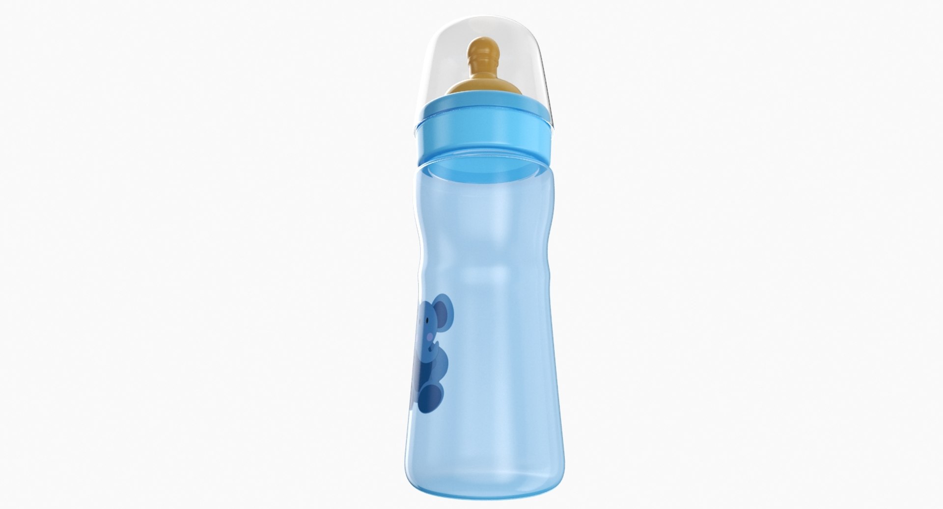 3D Baby Bottle Blue - TurboSquid 1303535