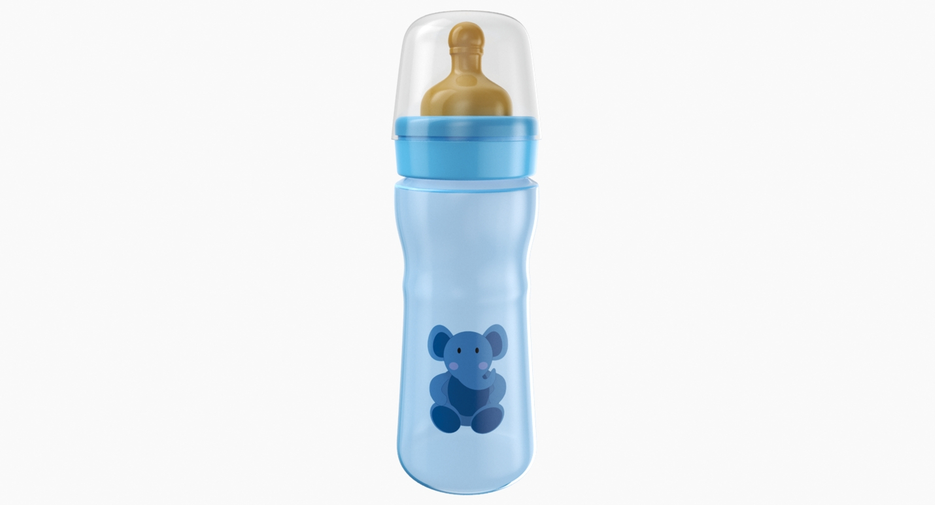 3D Baby Bottle Blue - TurboSquid 1303535