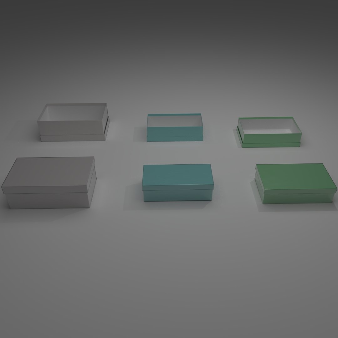 3d Model Boxes Collections