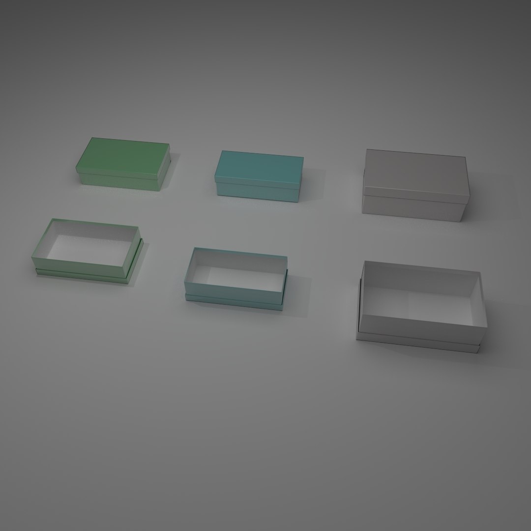 3d Model Boxes Collections