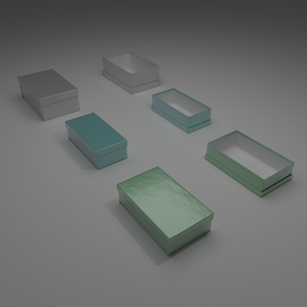 3d Model Boxes Collections