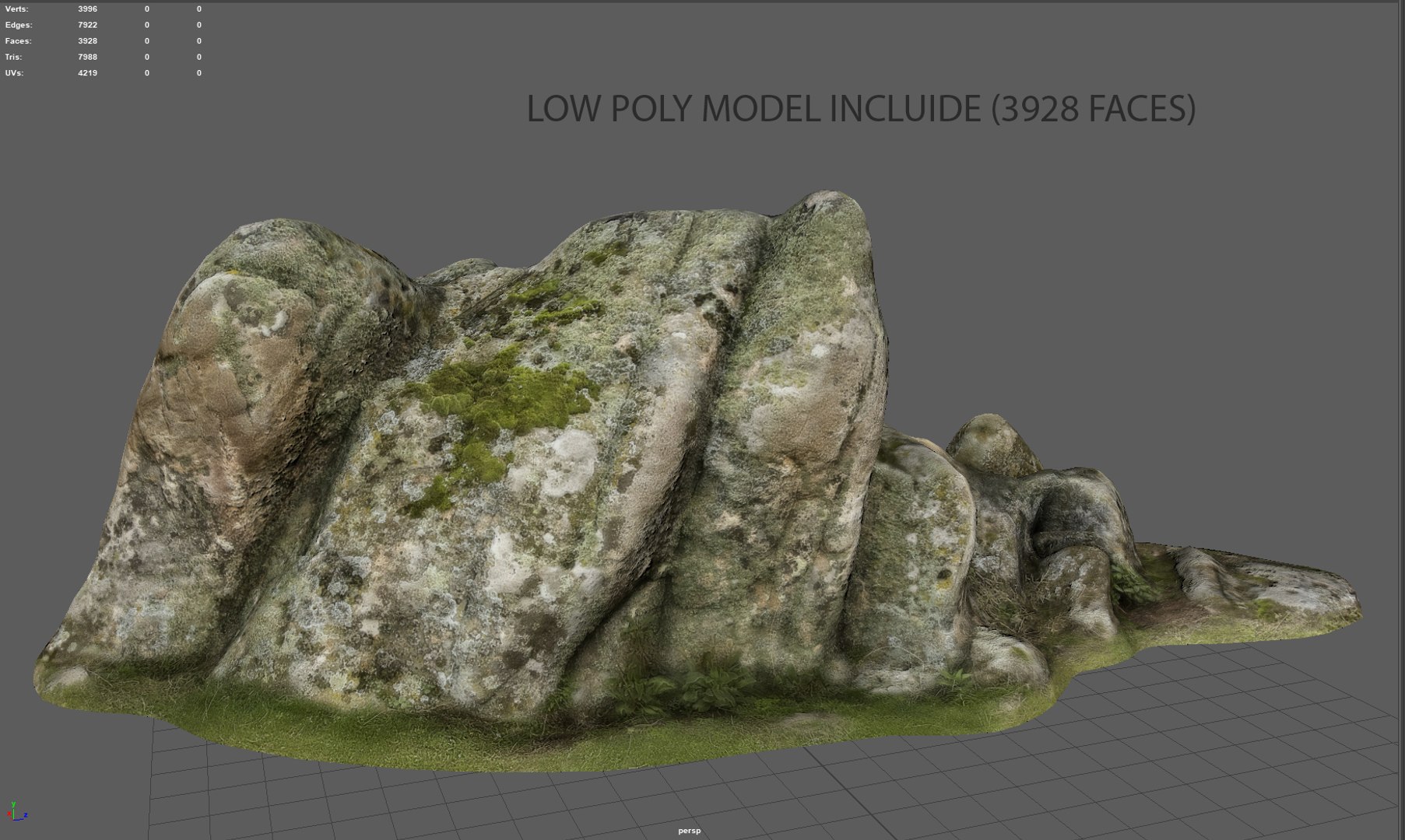 3D Model Rock 34 - TurboSquid 1650302