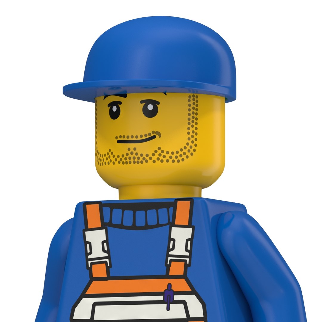 lego man worker max
