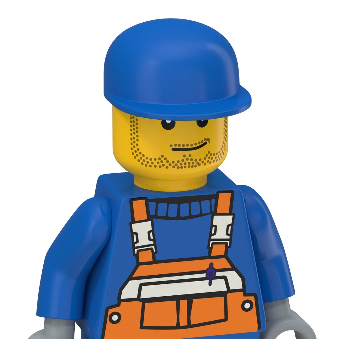 lego man worker max