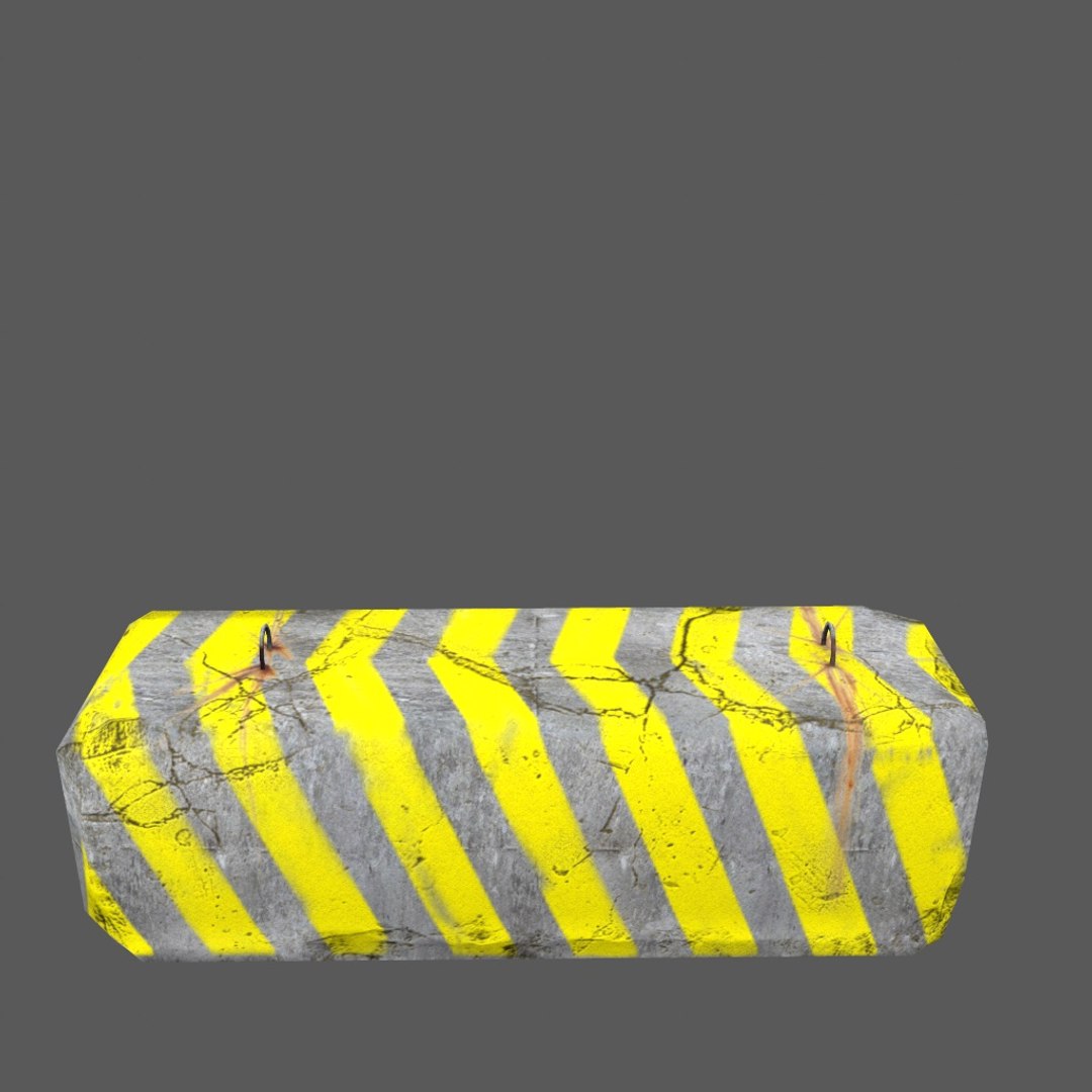 3D Barrier Bar Model - TurboSquid 1264158