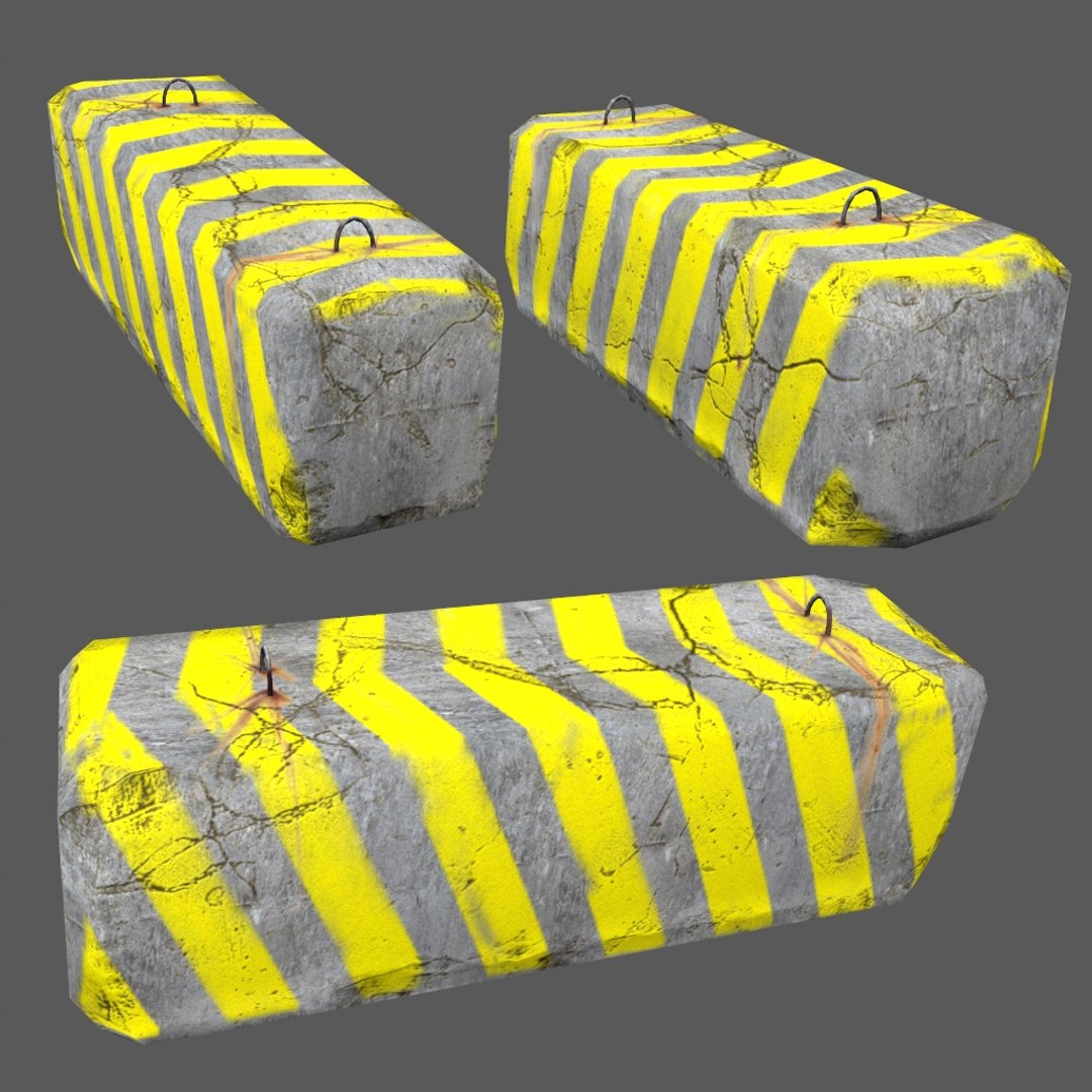 3D Barrier Bar Model - TurboSquid 1264158