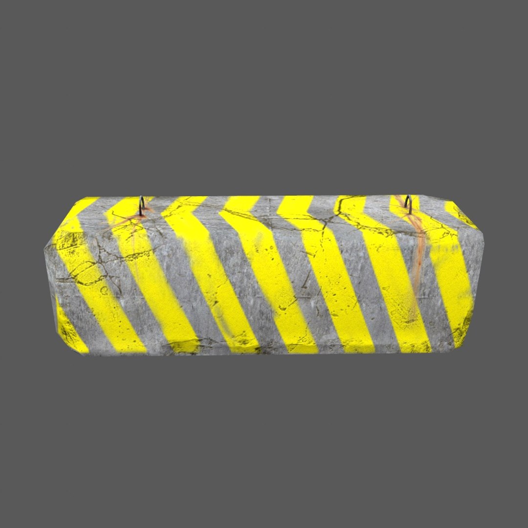 3D Barrier Bar Model - TurboSquid 1264158