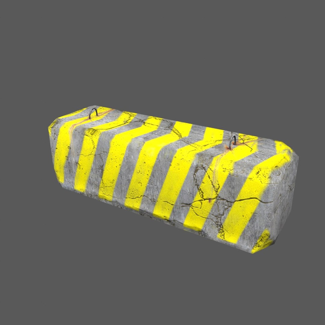 3D Barrier Bar Model - TurboSquid 1264158